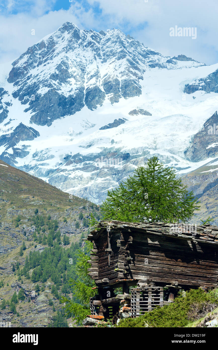 Summer Alps mountain Stock Photo - Alamy