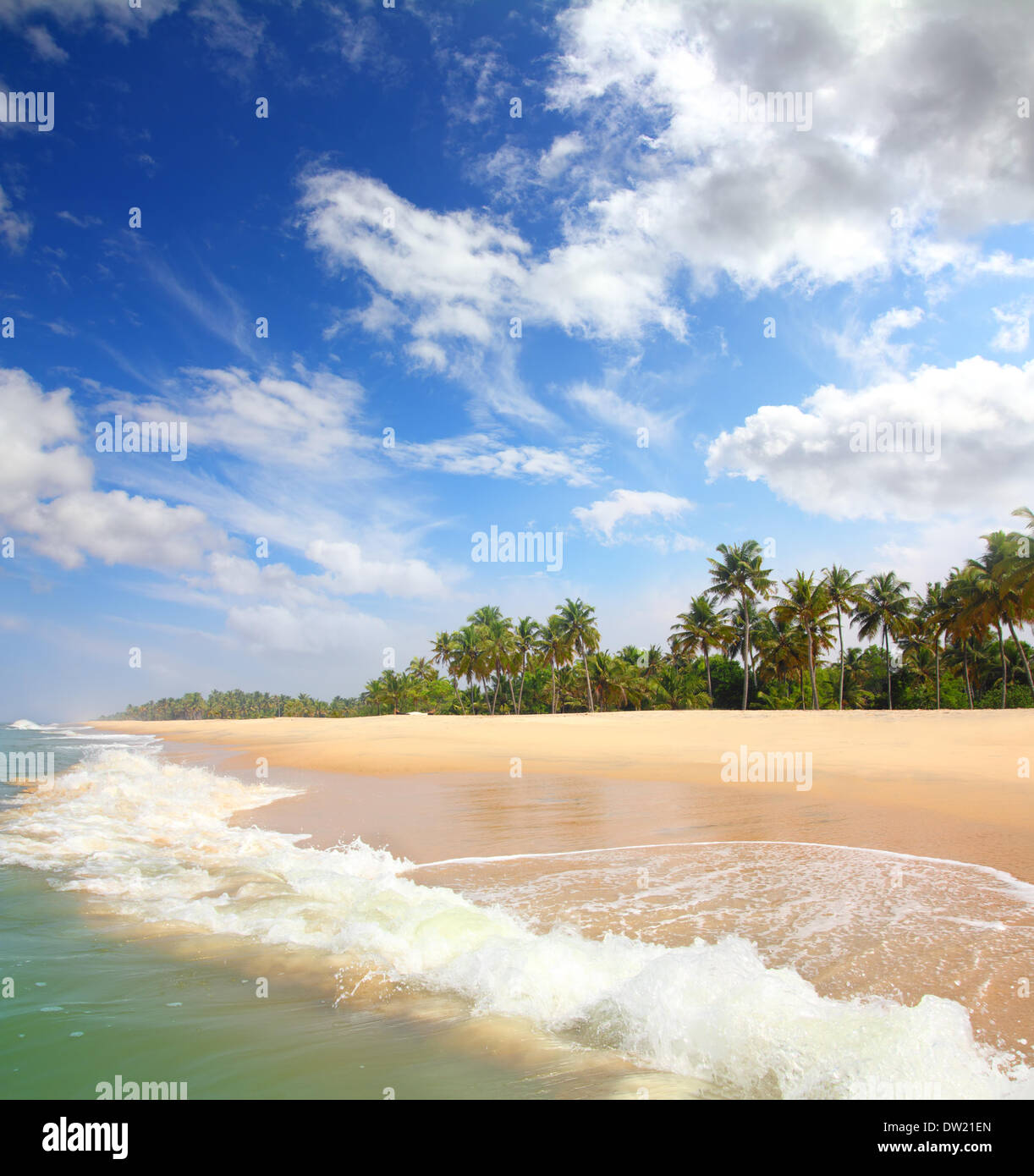 beautiful beach landscape Stock Photo - Alamy