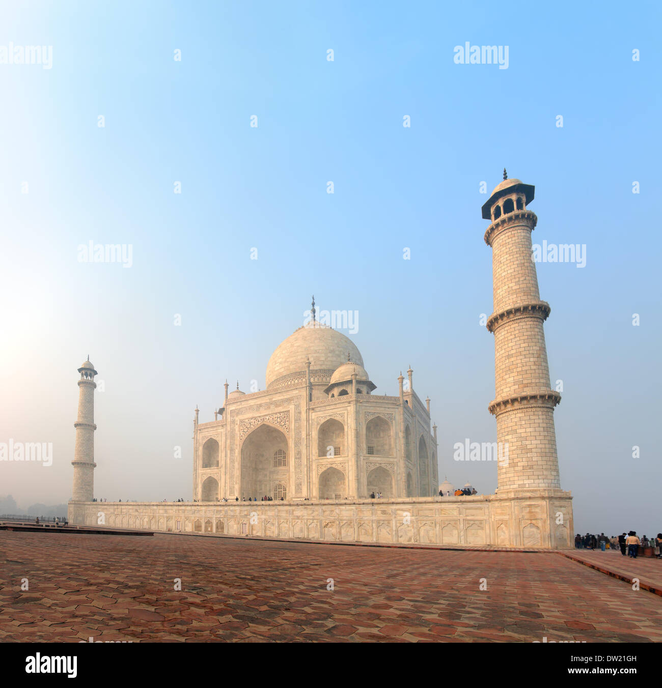Taj Mahal - famous mausoleum in India Stock Photo - Alamy