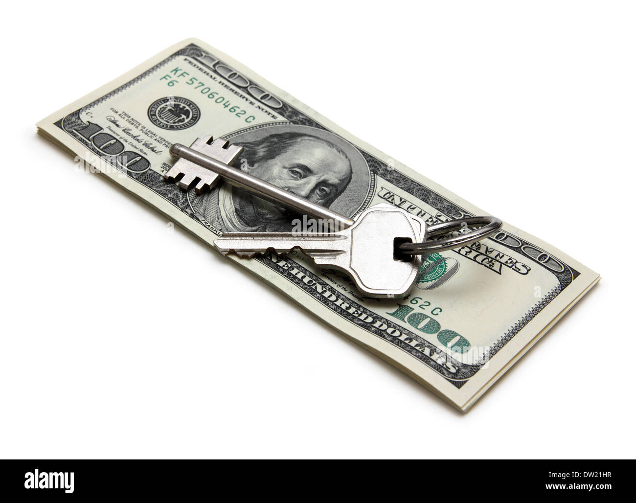 Hundred dollar bill stack hi-res stock photography and images - Alamy