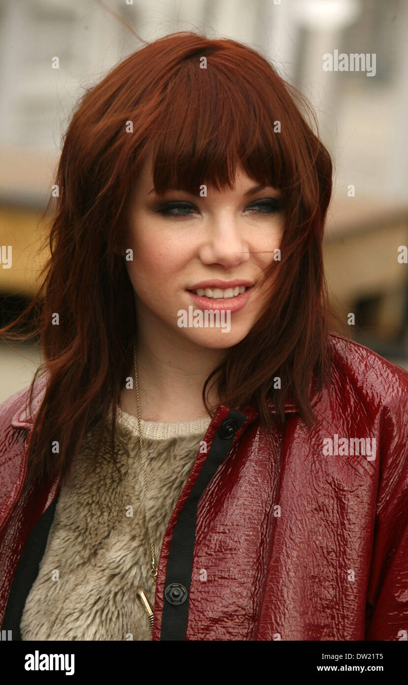 New York, , USA. 25th Feb, 2014. Singer CARLY RAE JEPSEN honored by the ...