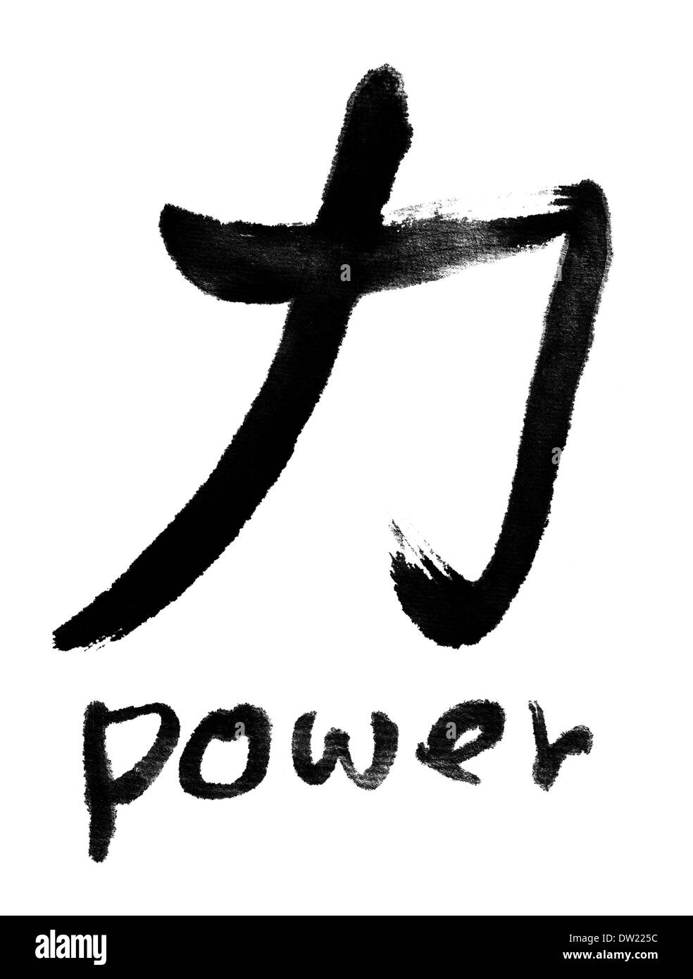 Power text style Black and White Stock Photos & Images - Alamy