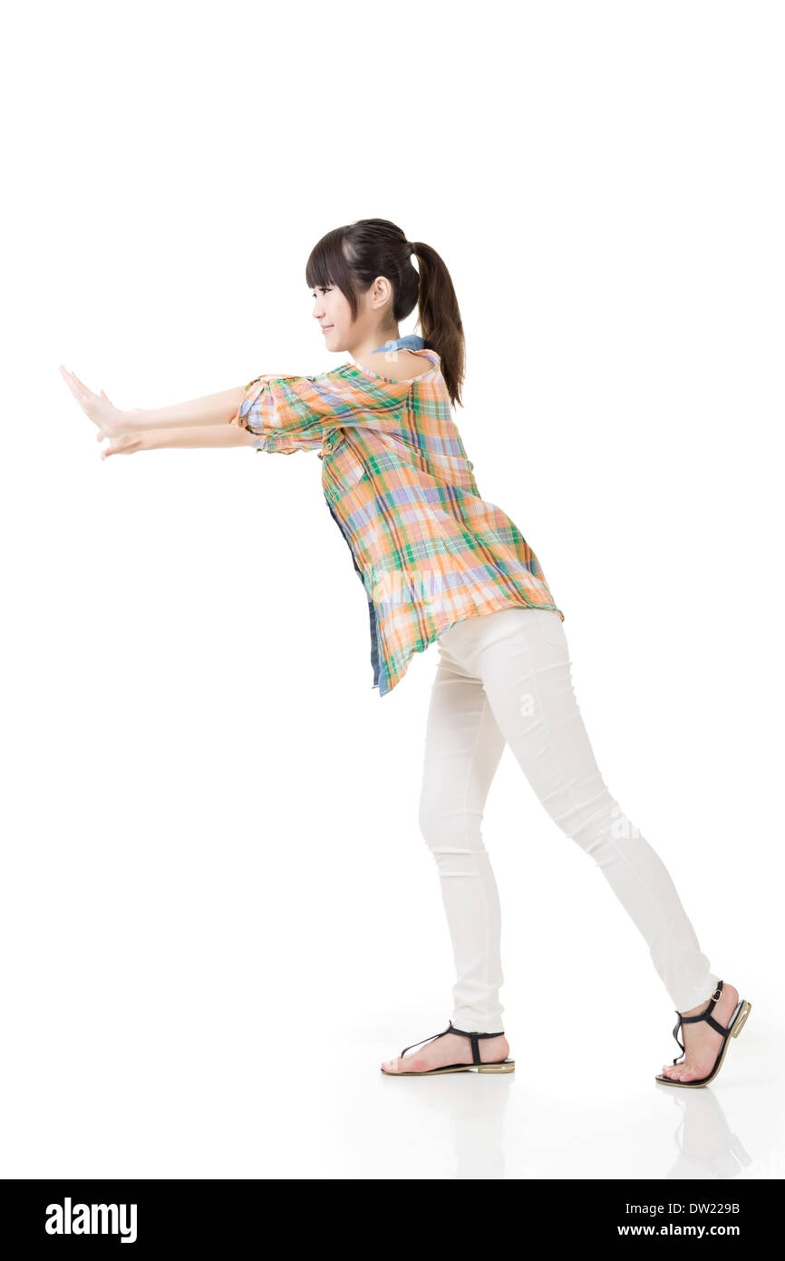 Leaning on the wall Cut Out Stock Images & Pictures - Alamy