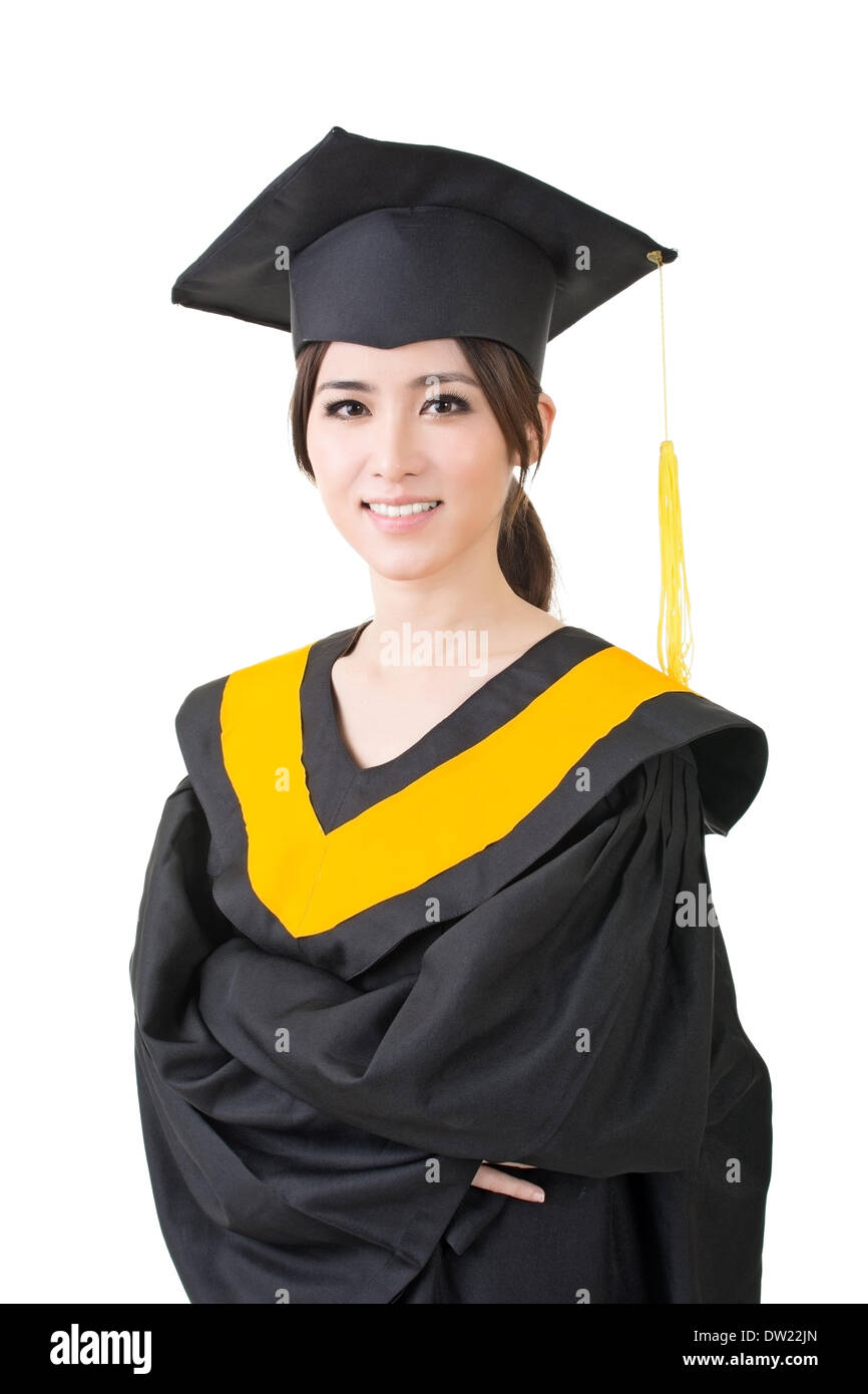 Graduation asian female hi-res stock photography and images - Alamy