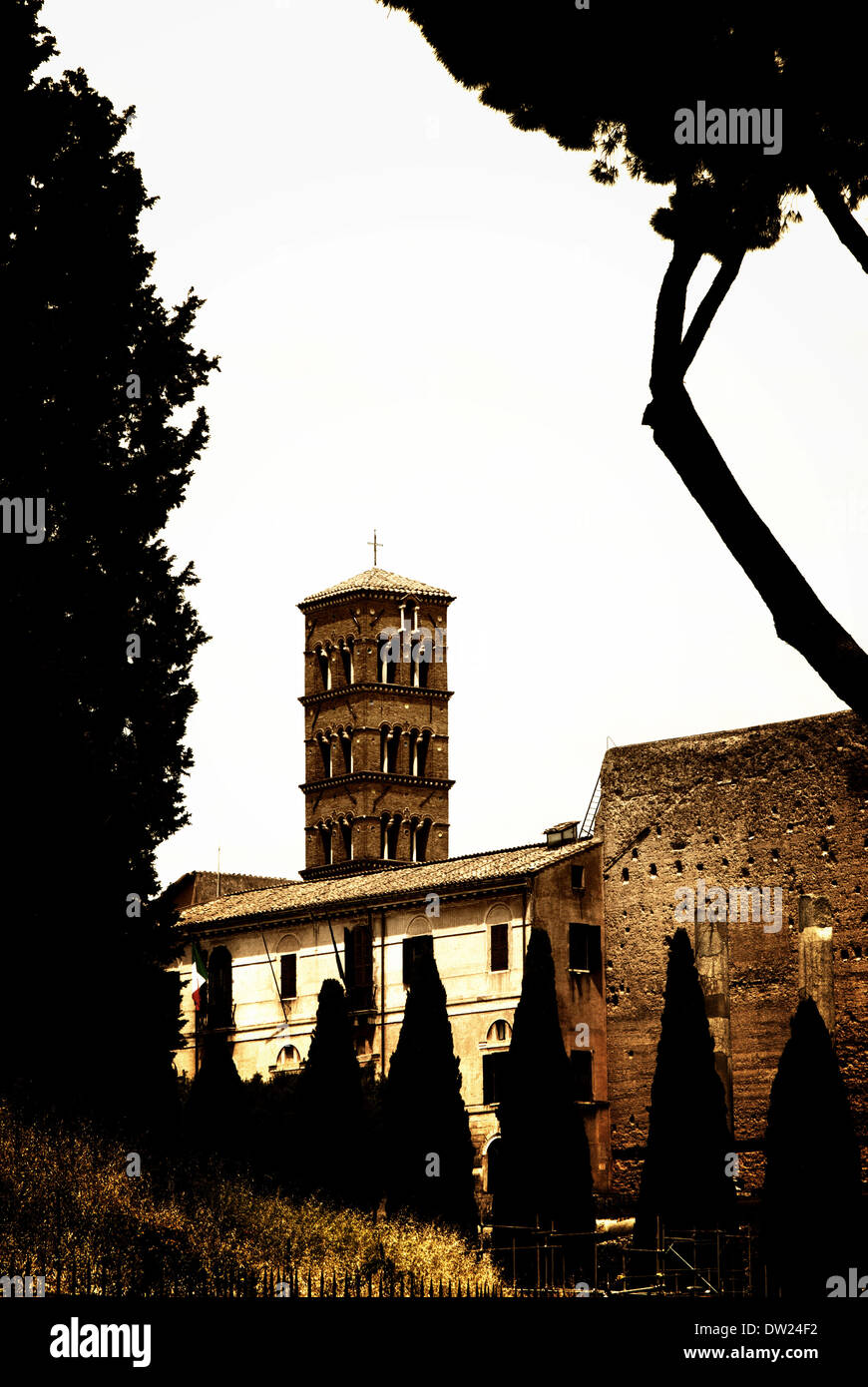 Church Near The Trevi Fountain High Resolution Stock Photography and ...