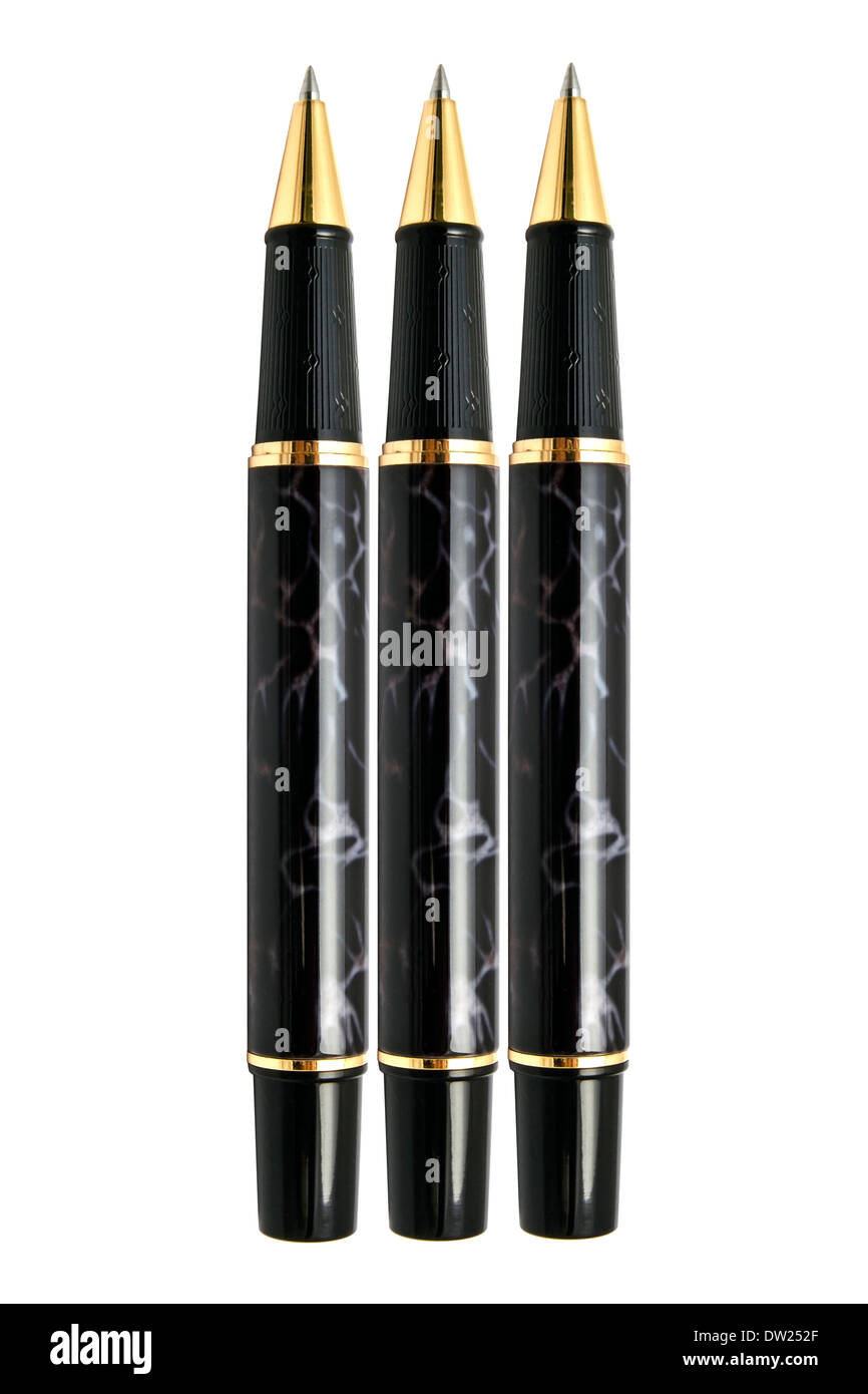 Ball Point Pen Isolated On White background Stock Photo - Alamy