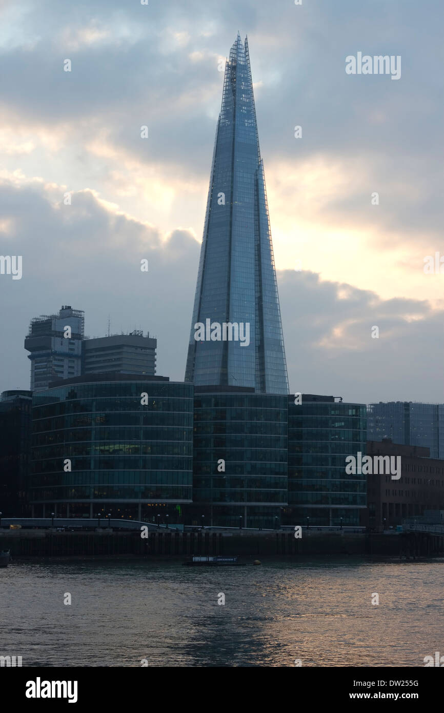 The Shard at sunset, London, England Stock Photo - Alamy