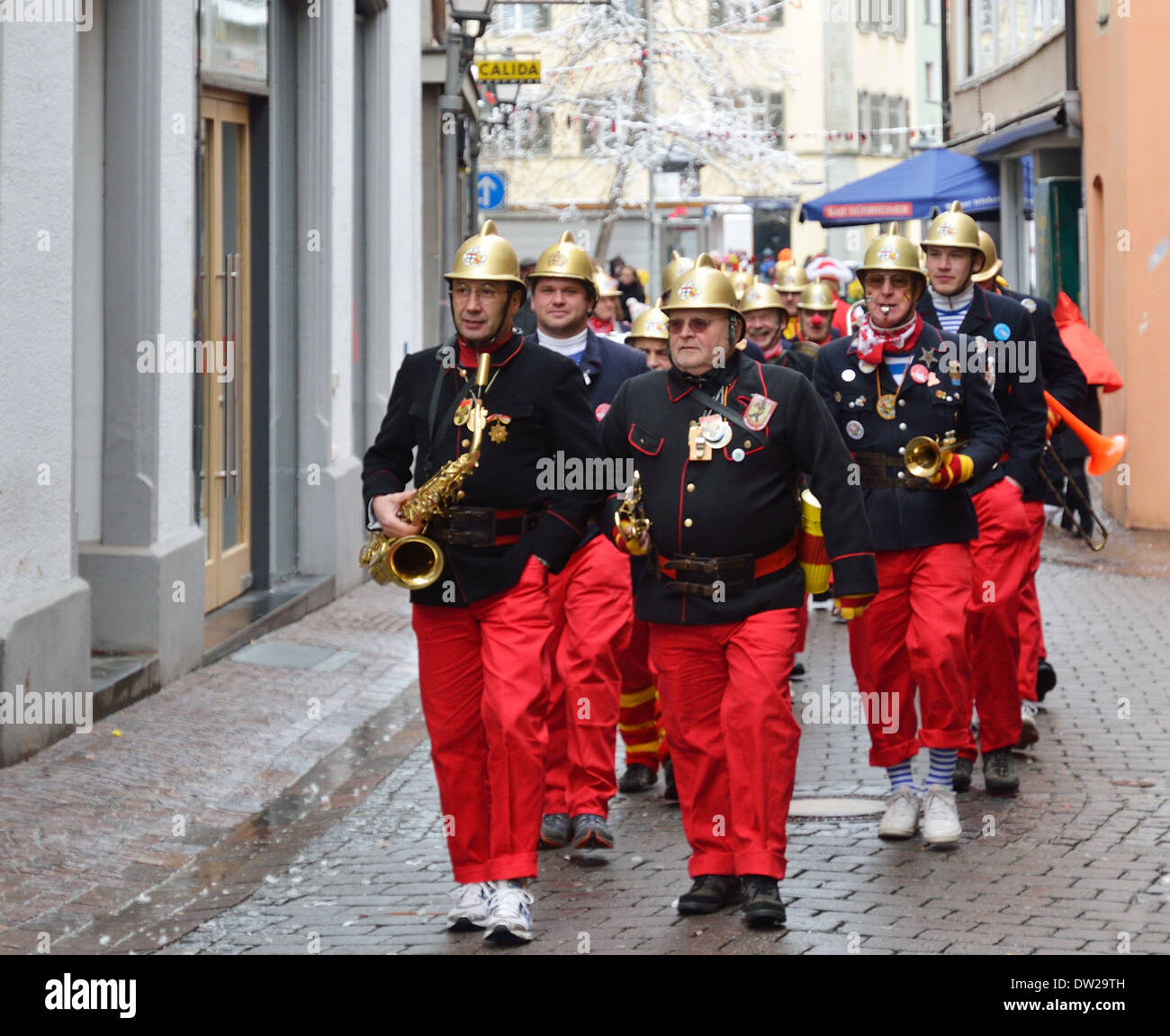 Street procession at the German carnival Fastnacht Stock Photo - Alamy
