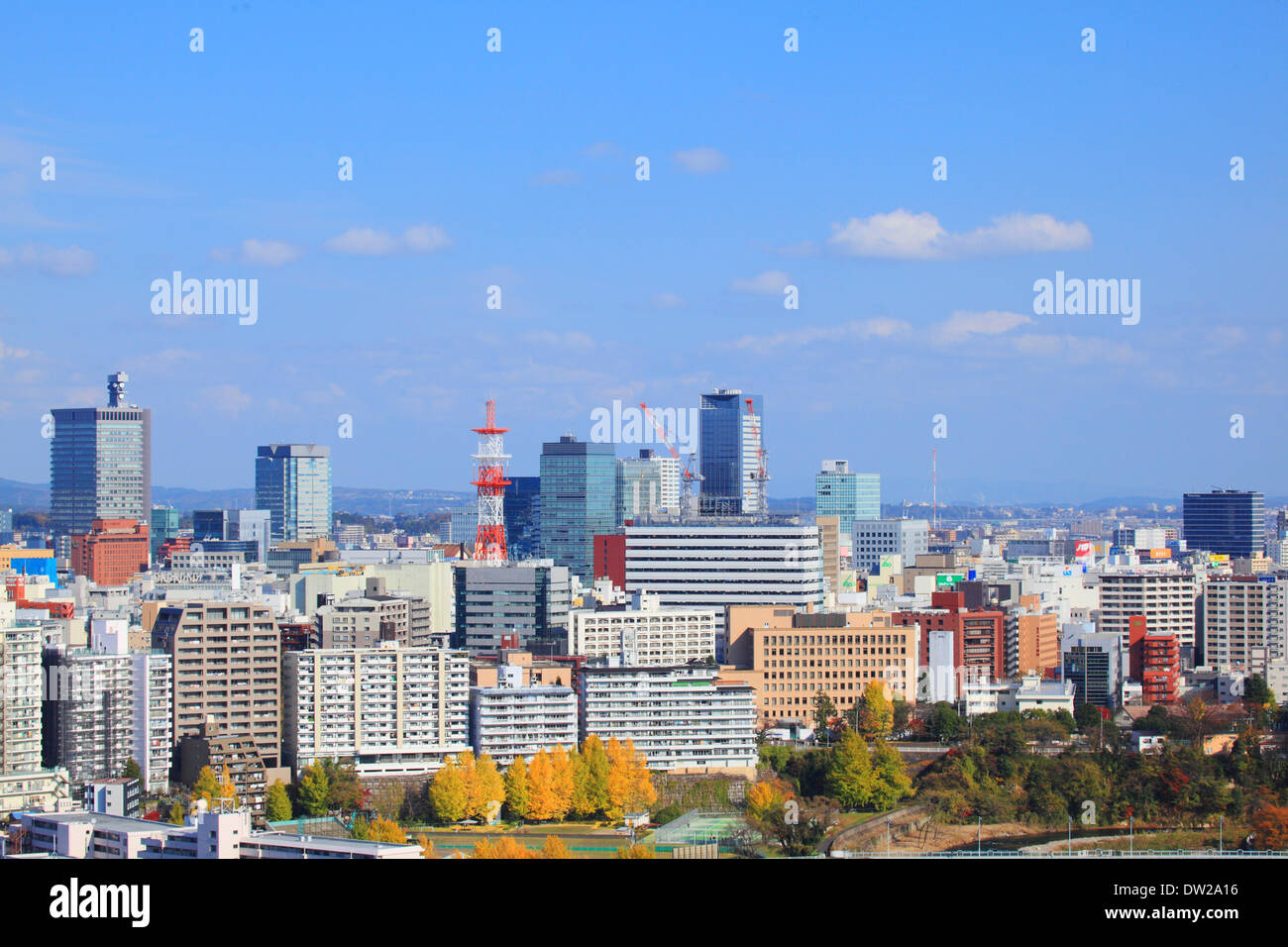 Japan sendai castle hi-res stock photography and images - Alamy