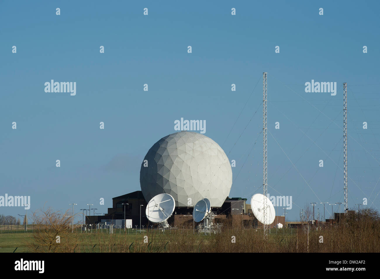 Domes covering satellite dishes hi-res stock photography and images - Alamy