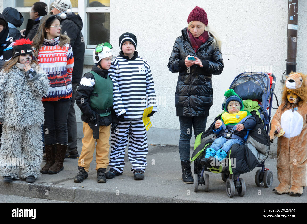 Youth participants in the German carnival Fastnacht Stock Photo - Alamy