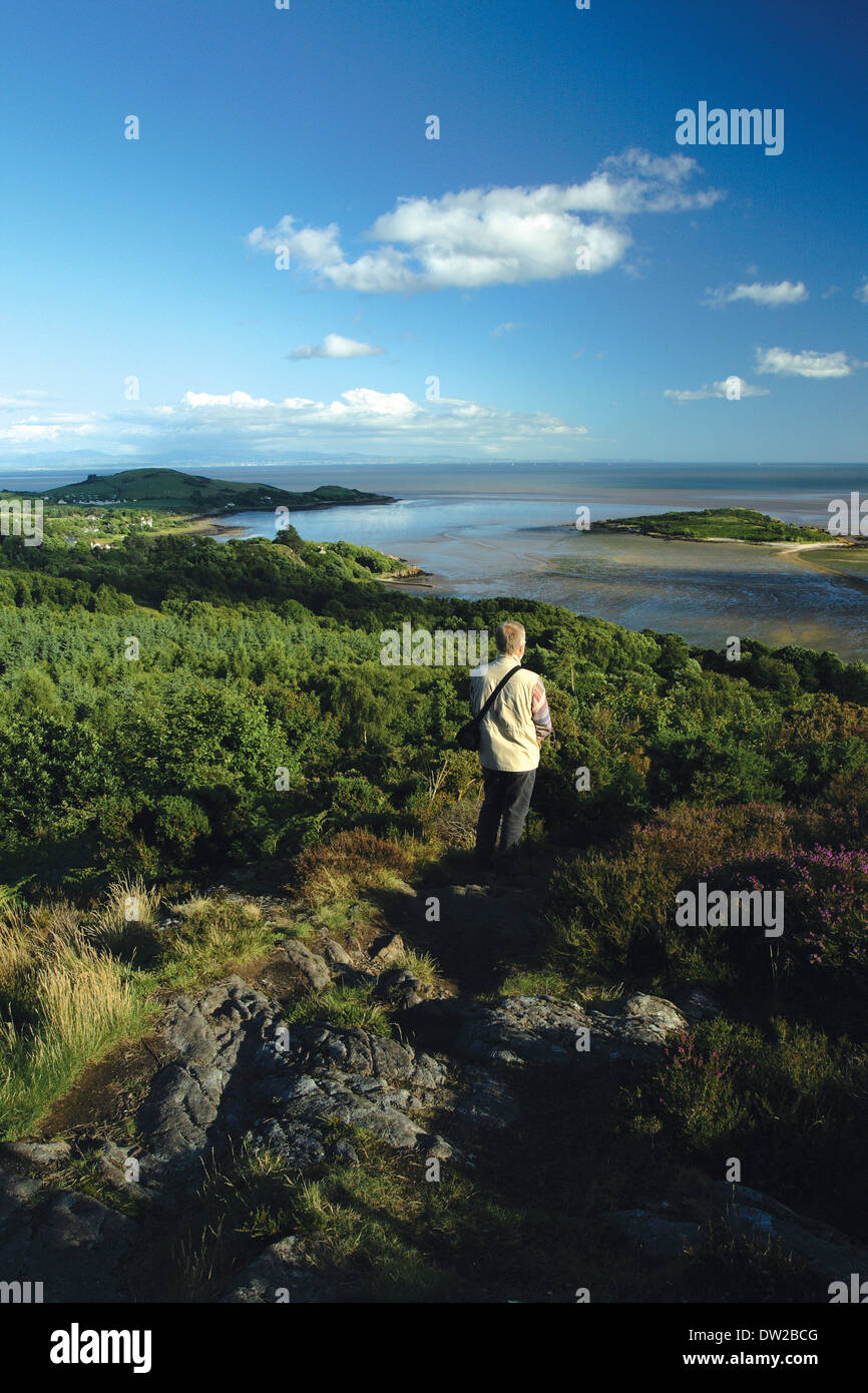 The Solway Firth, Rough Island, Castle Point and Rockcliffe from The ...