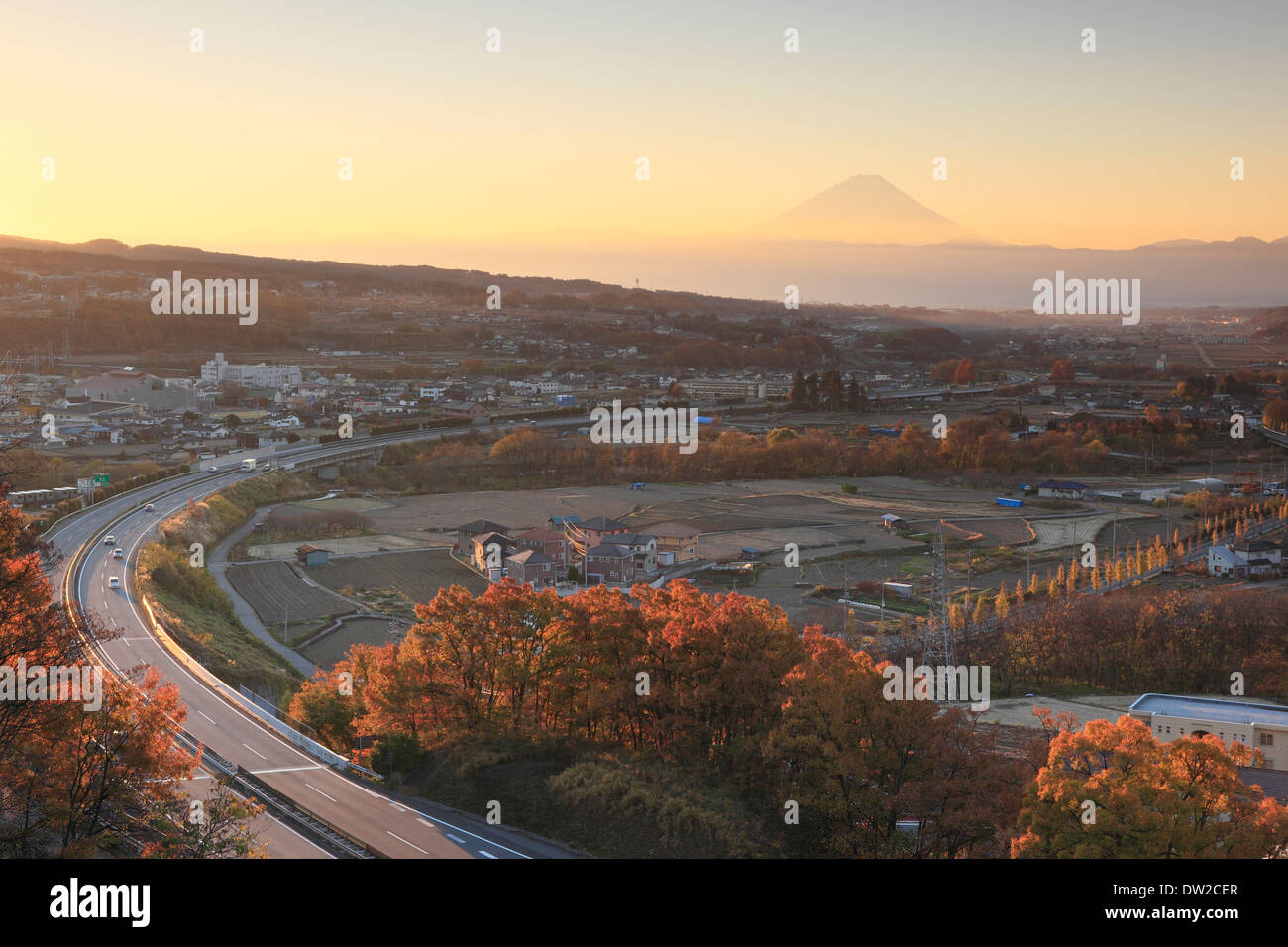 Mount Fuji at sunrise Stock Photo - Alamy
