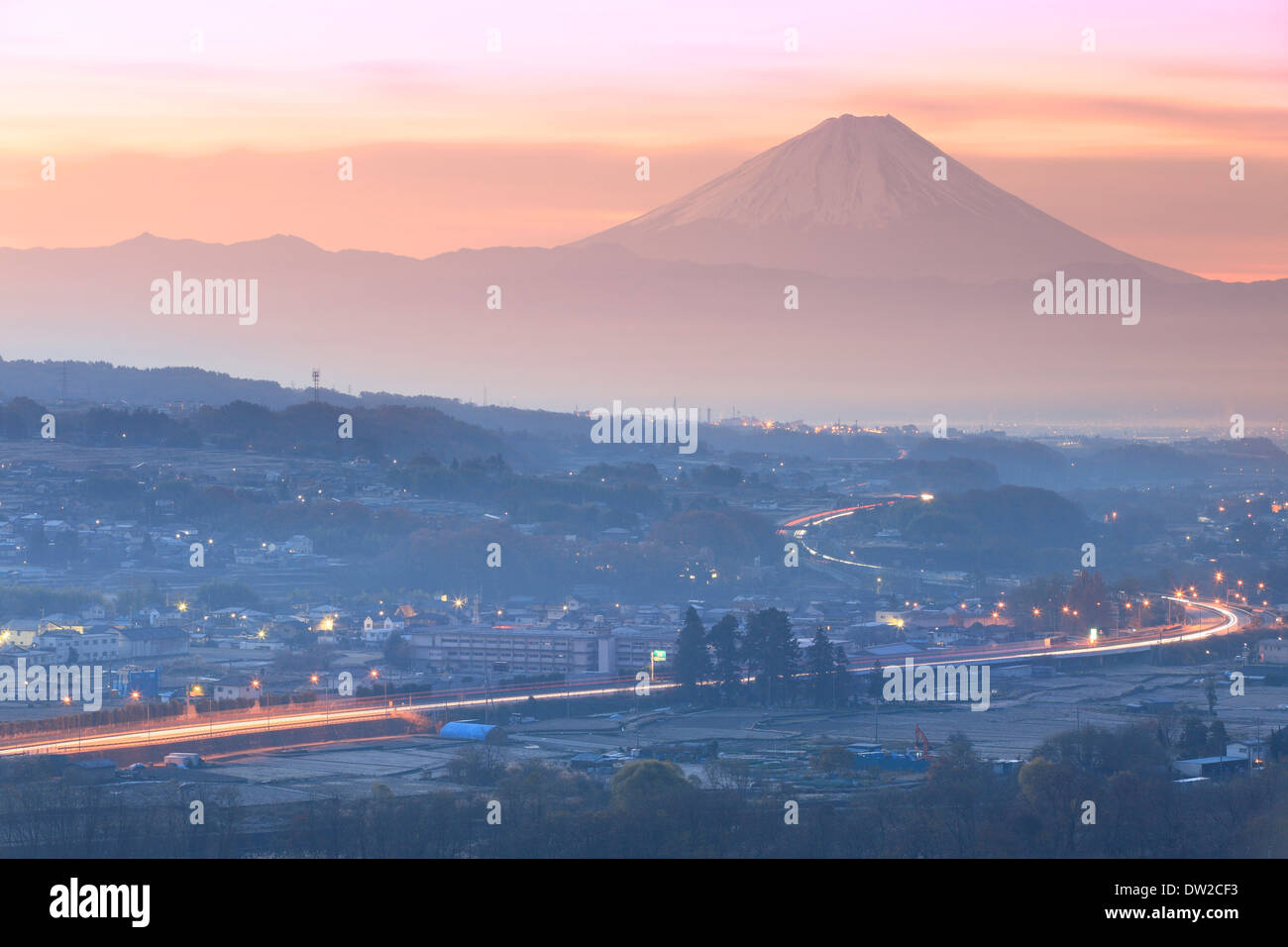 Mount Fuji at sunrise Stock Photo - Alamy