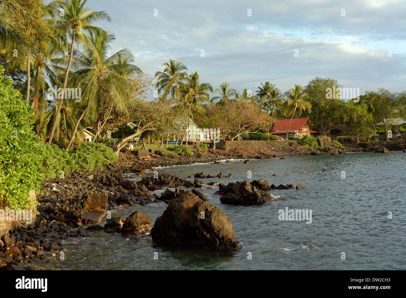 Tropical Coastline, Kealakekua Bay, Captain Cook, Kailu Kona, Big ...