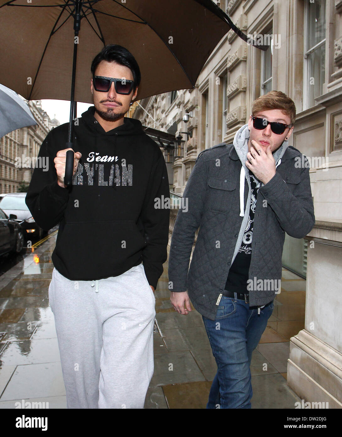 Rylan Clark and James Arthur 'The X Factor' final contestants at their ...