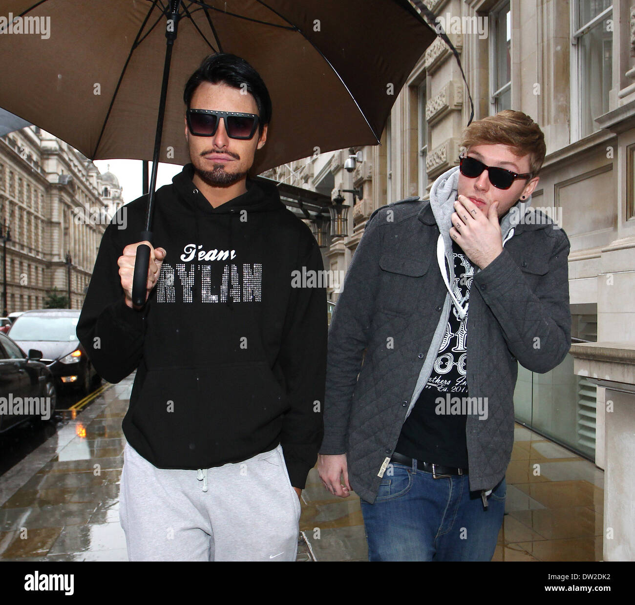 Rylan Clark and James Arthur 'The X Factor' final contestants at their ...