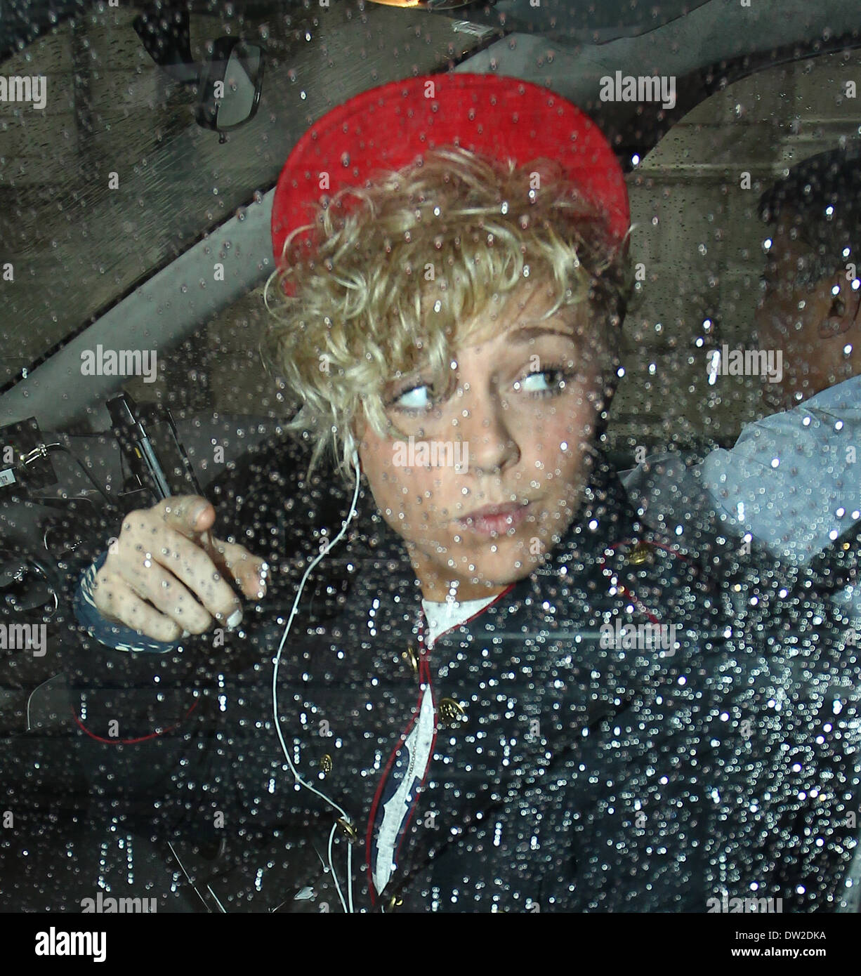 Charlotte Rundle of MK1 'The X Factor' final contestants at their hotel ...