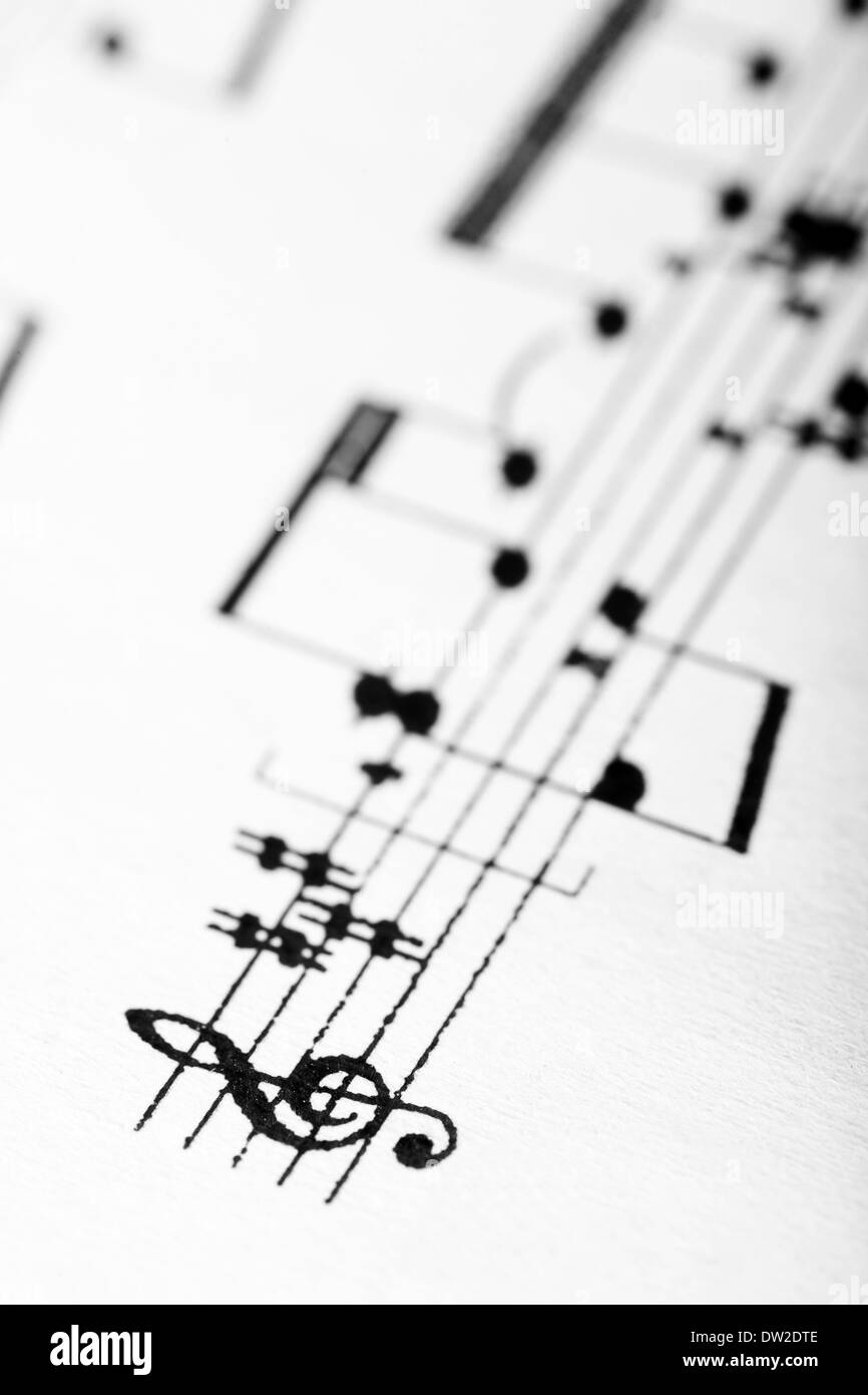 G clef Black and White Stock Photos & Images - Alamy