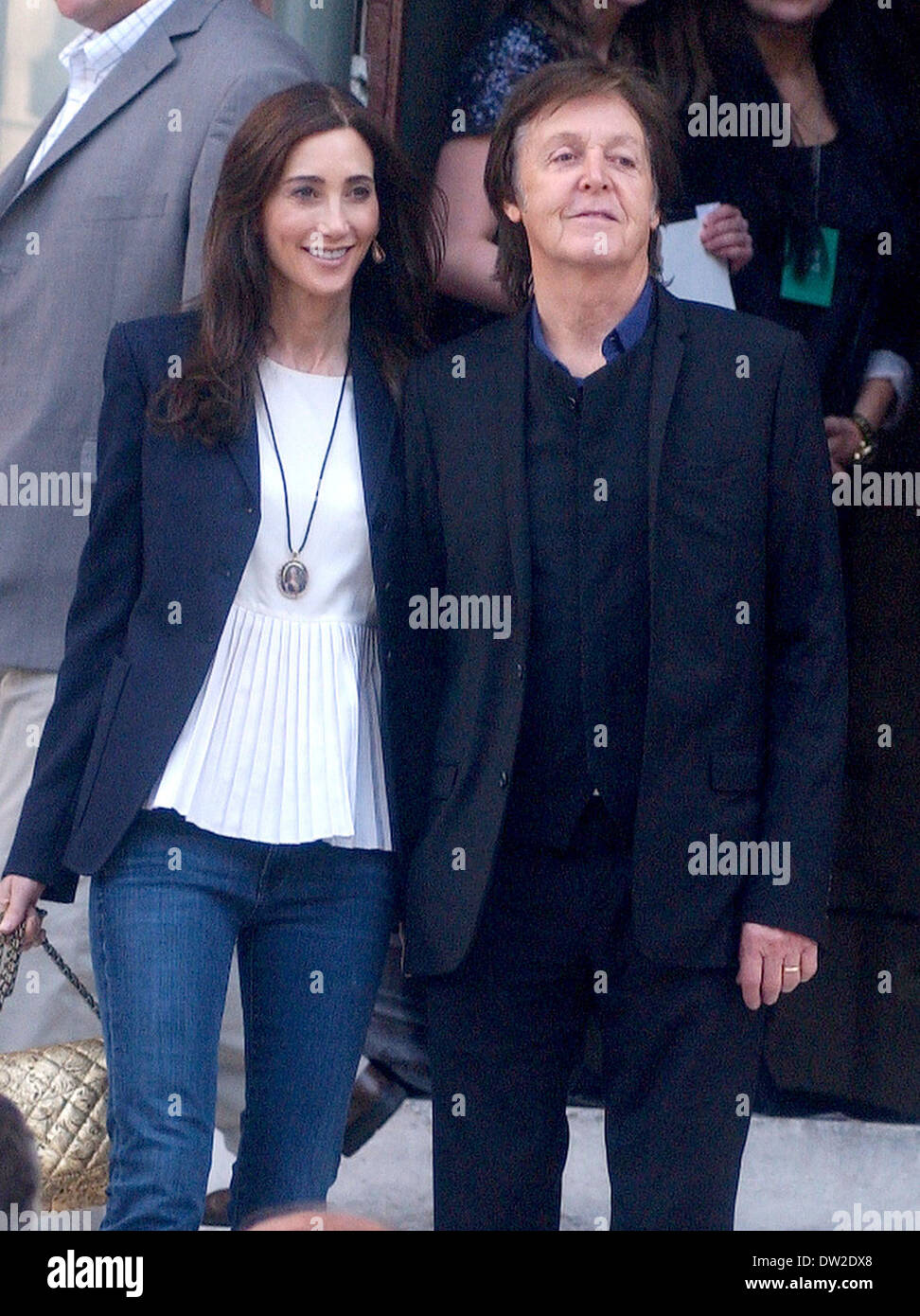 Sir Paul McCartney and Nancy Shevell Paris Fashion Week Spring/Summer ...