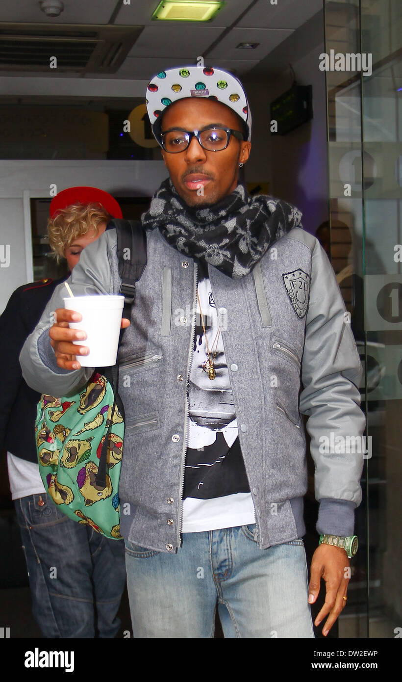 Simeon Dixon of MK1 'The X Factor' final contestants outside the BBC ...