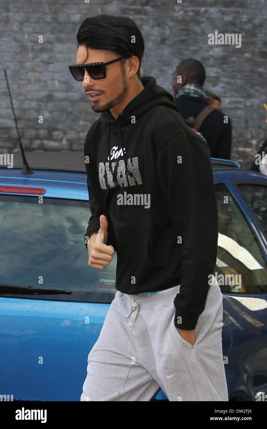 Rylan Clark 'X Factor' contestants leaving a studio London, England ...