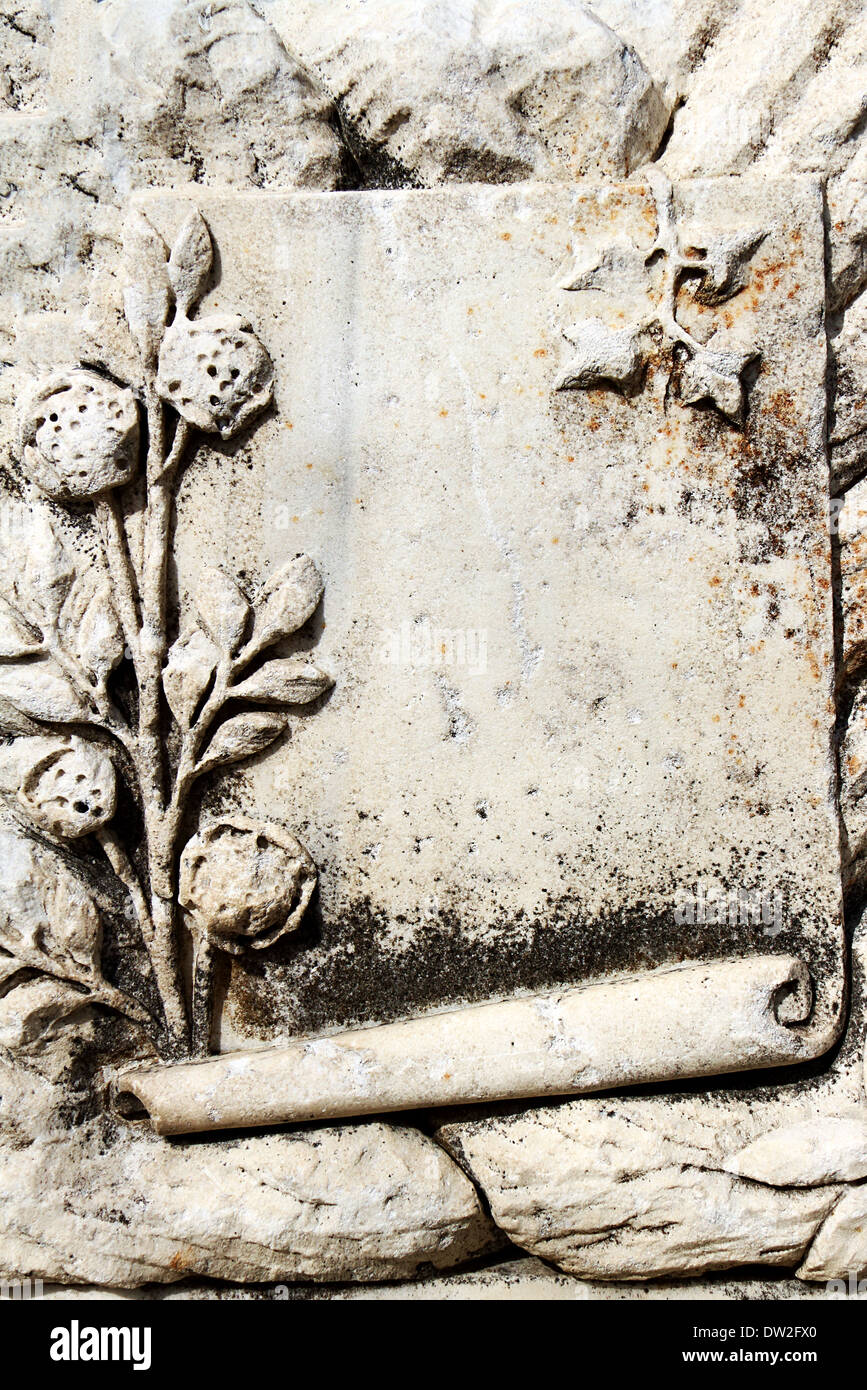 Roman stone letter hi-res stock photography and images - Alamy