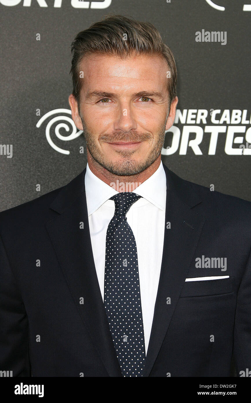 David Beckham, the Time Warner Cable Sports launch of Time Warner Cable ...
