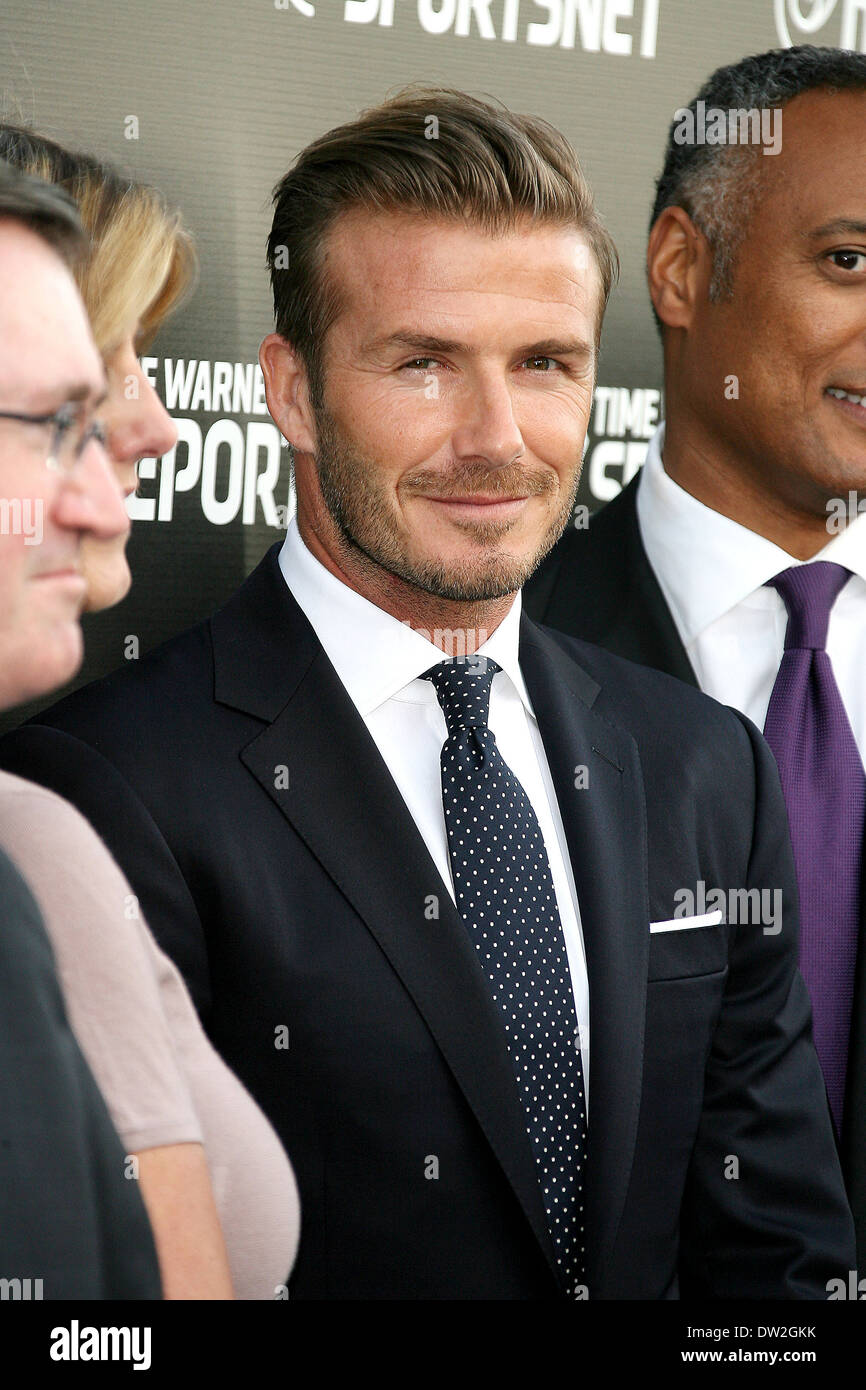 David Beckham, the Time Warner Cable Sports launch of Time Warner Cable ...