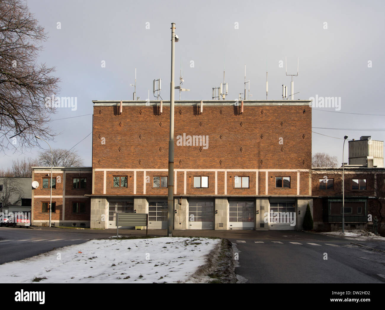 Briskeby brannstasjon, fire brigade, one of several locations scattered ...
