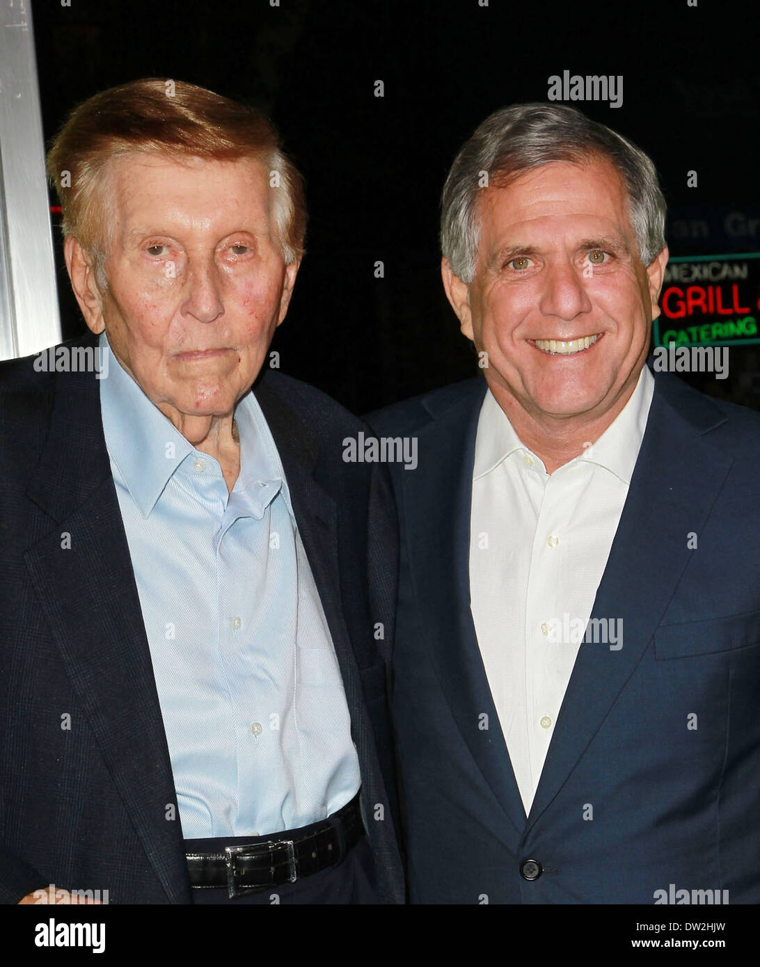 Sumner Redstone, Leslie Moonves "Seven Psychopaths" - Los Angeles ...
