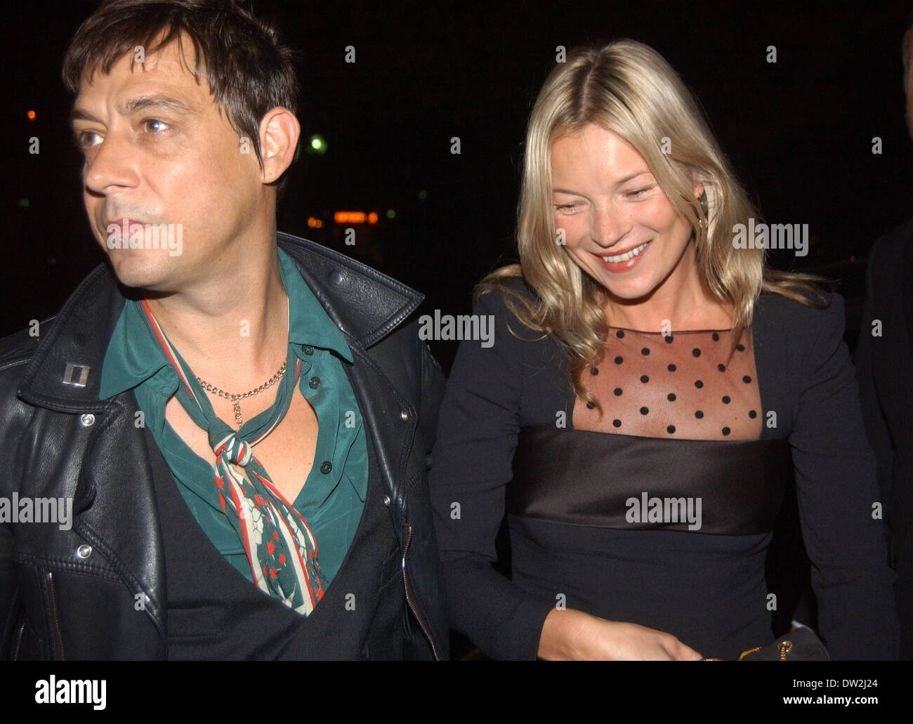 Jamie Hince and Kate Moss Paris Fashion Week Spring/Summer 2013 - Yves ...
