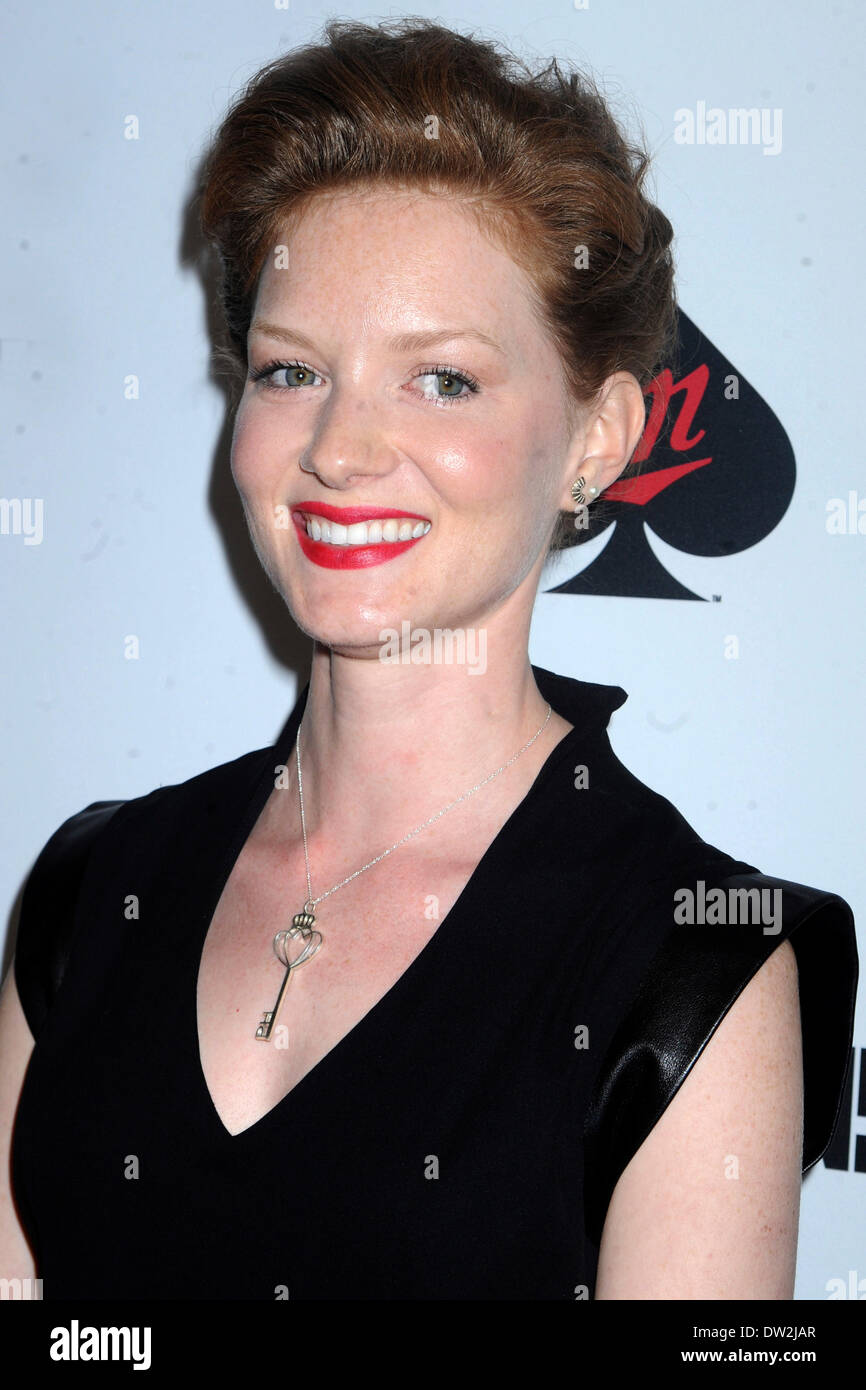 New York, USA. 24th February 2014. Wrenn Schmidt attends 'The Americans ...
