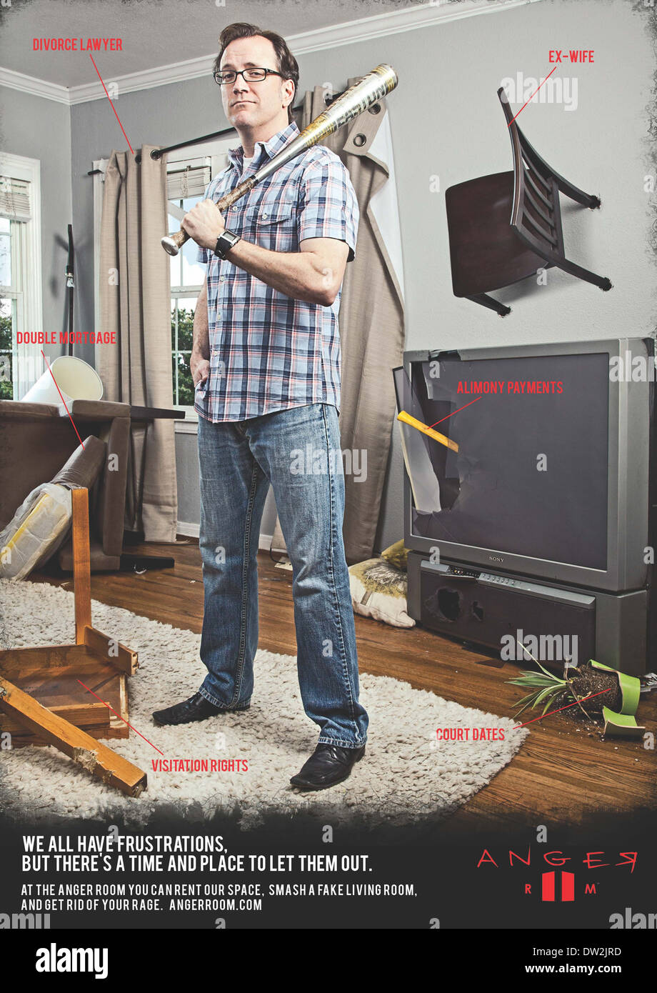 ANGER ROOM Dallas citizens with anger management issues can smash away ...