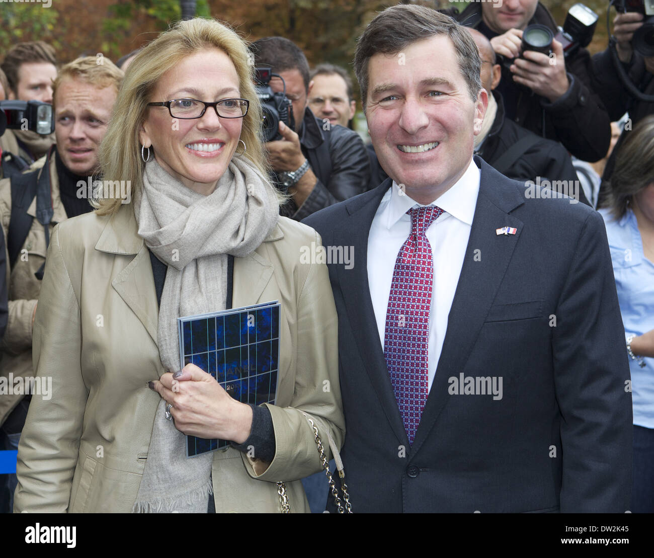 Charles H. Rivkin and his wife Paris Fashion Week Spring/Summer 2013 ...