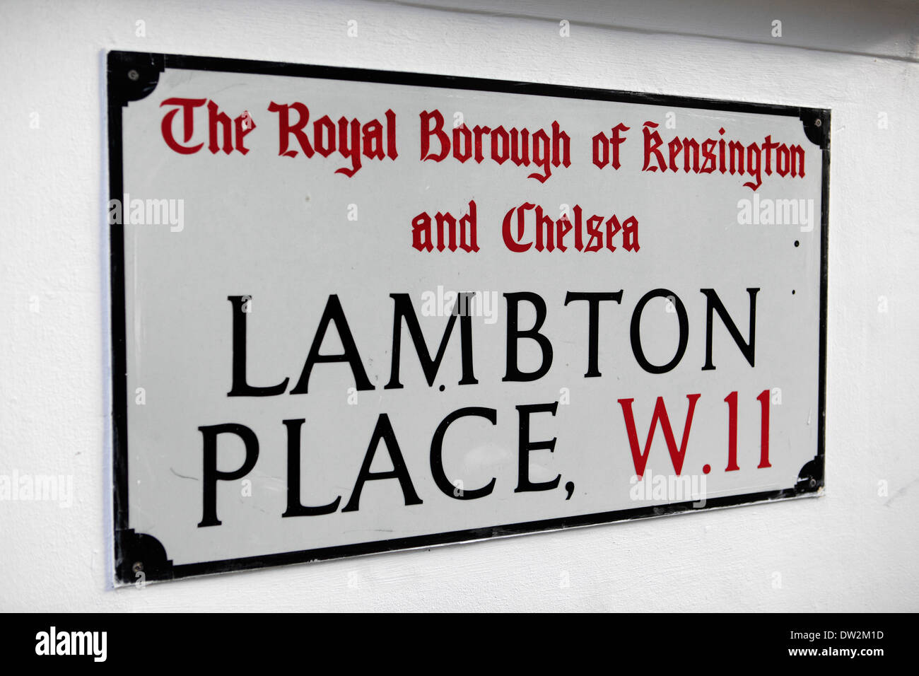Kensington Street Sign High Resolution Stock Photography and Images - Alamy