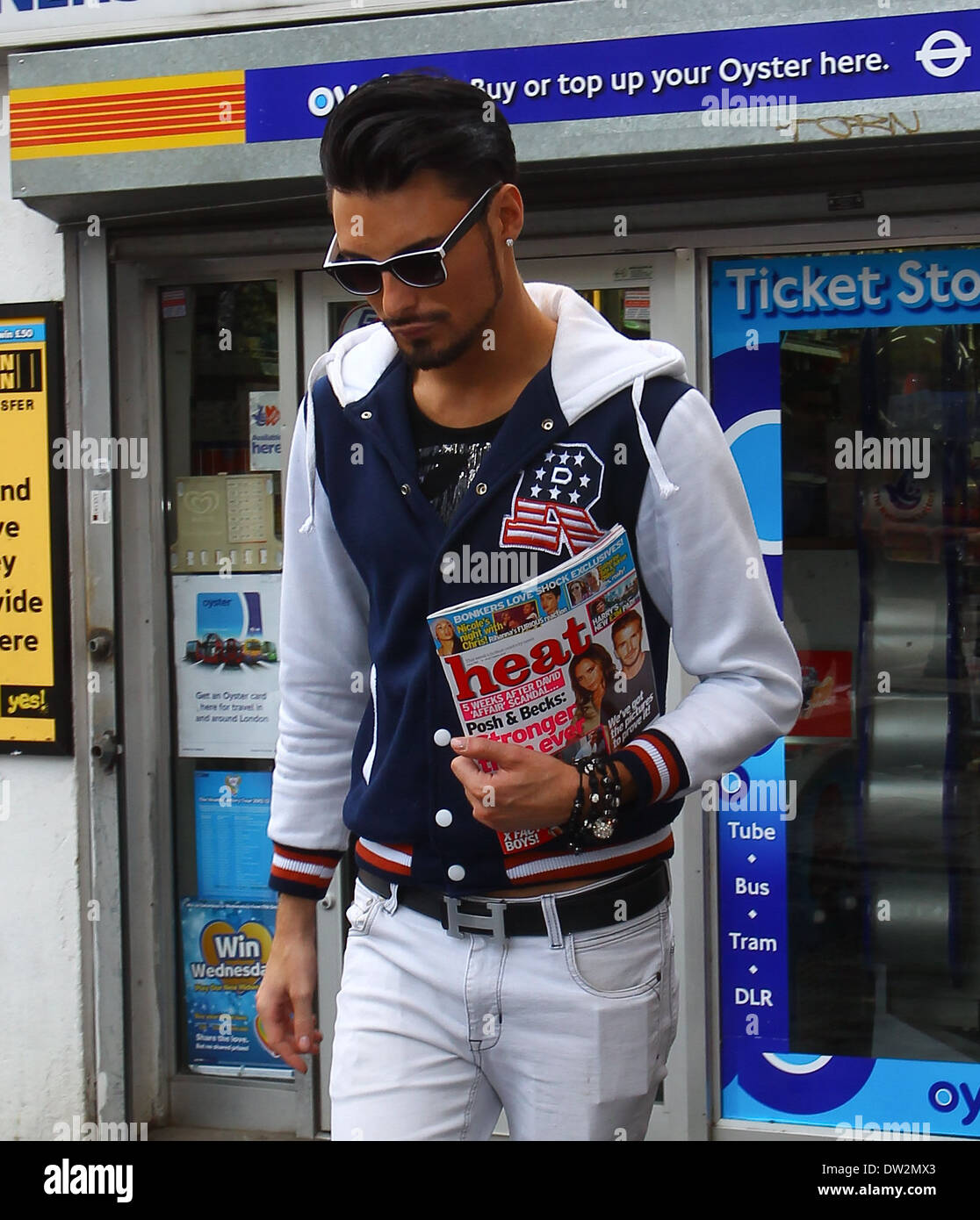 Rylan Clark 'X Factor' finalists visit Jamie Stephens Salon in west ...