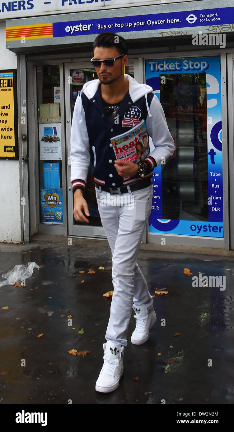 Rylan Clark 'X Factor' finalists visit Jamie Stephens Salon in west ...