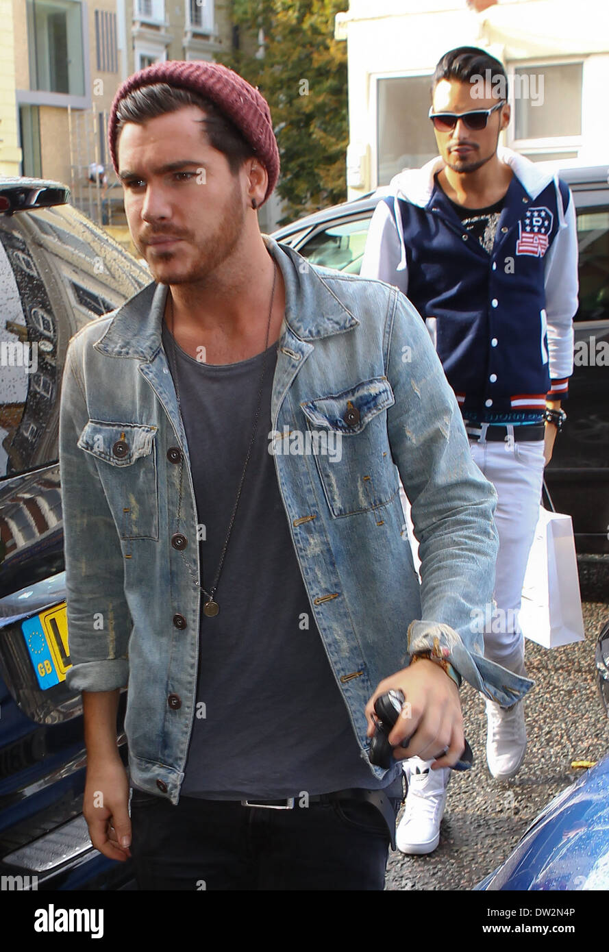Adam Burridge, Rylan Clark 'X Factor' finalists visit Jamie Stephens ...