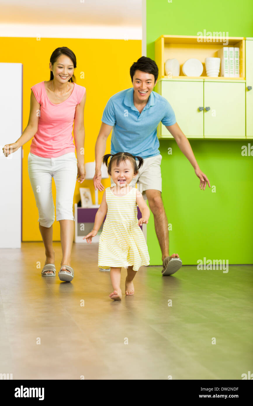 Father chasing daughter hi-res stock photography and images - Alamy