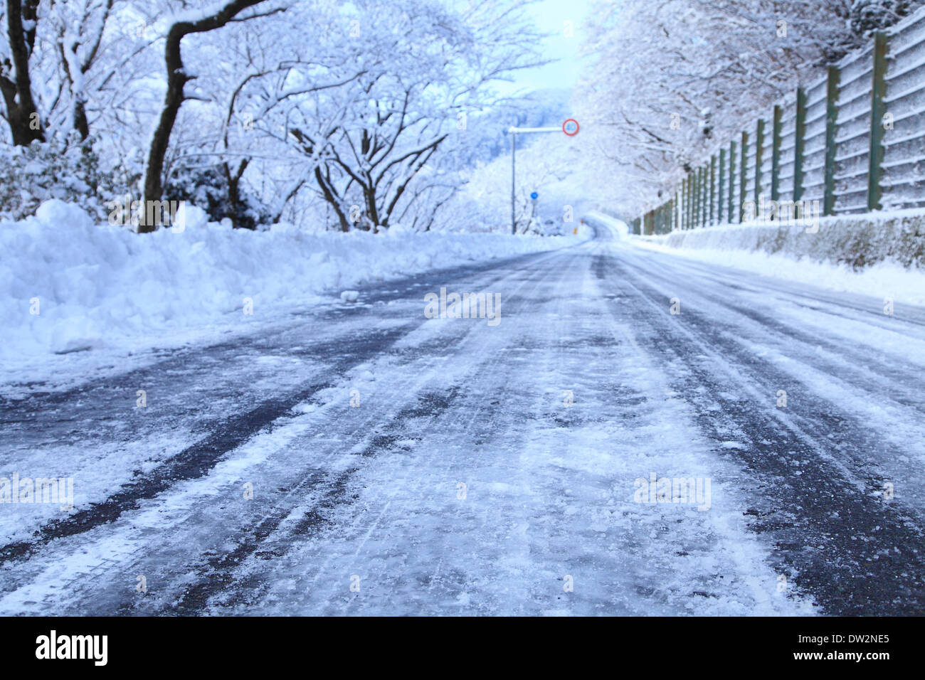 Snow at Izu Peninsula, Shizuoka Prefecture Stock Photo - Alamy