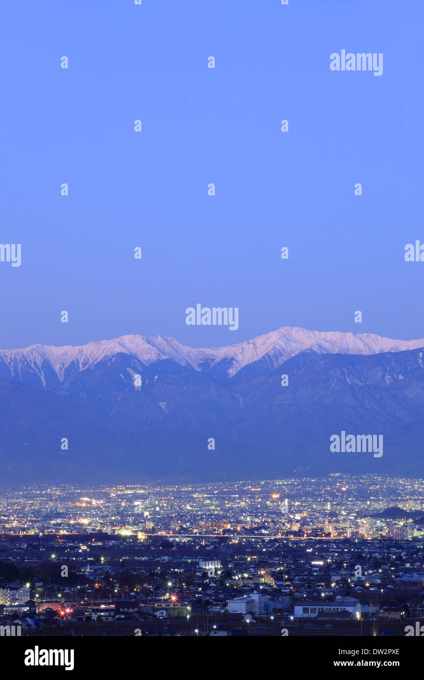 Kofu Basin, Yamanashi Prefecture Stock Photo - Alamy