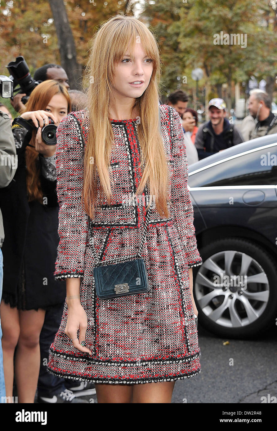 Laura Hayden, Paris Fashion Week Spring/Summer 2013 - Chanel - Arrivals ...