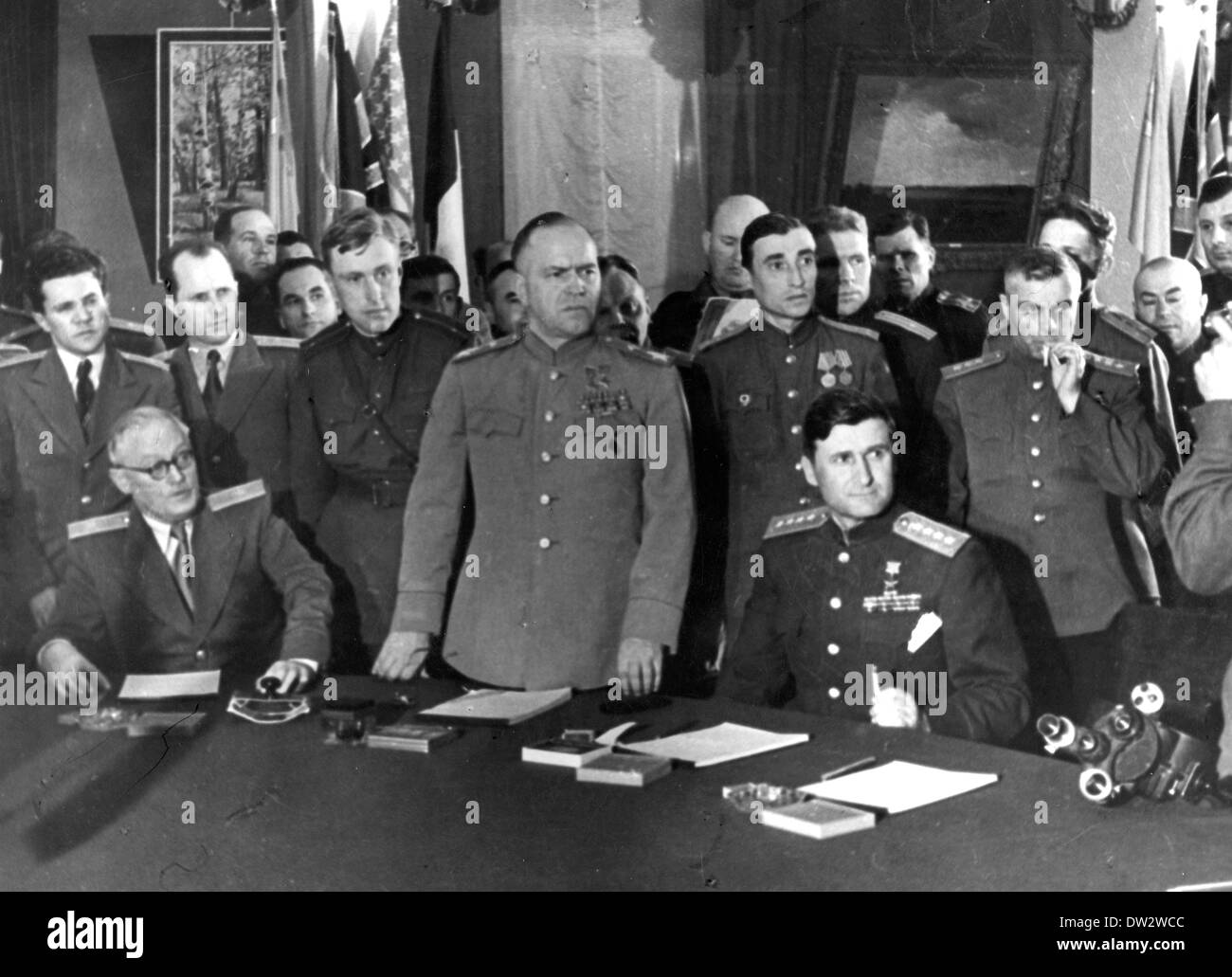 Marshal G.K. Zhukov, Chief of Staff of the Red Army of the USSR (C ...