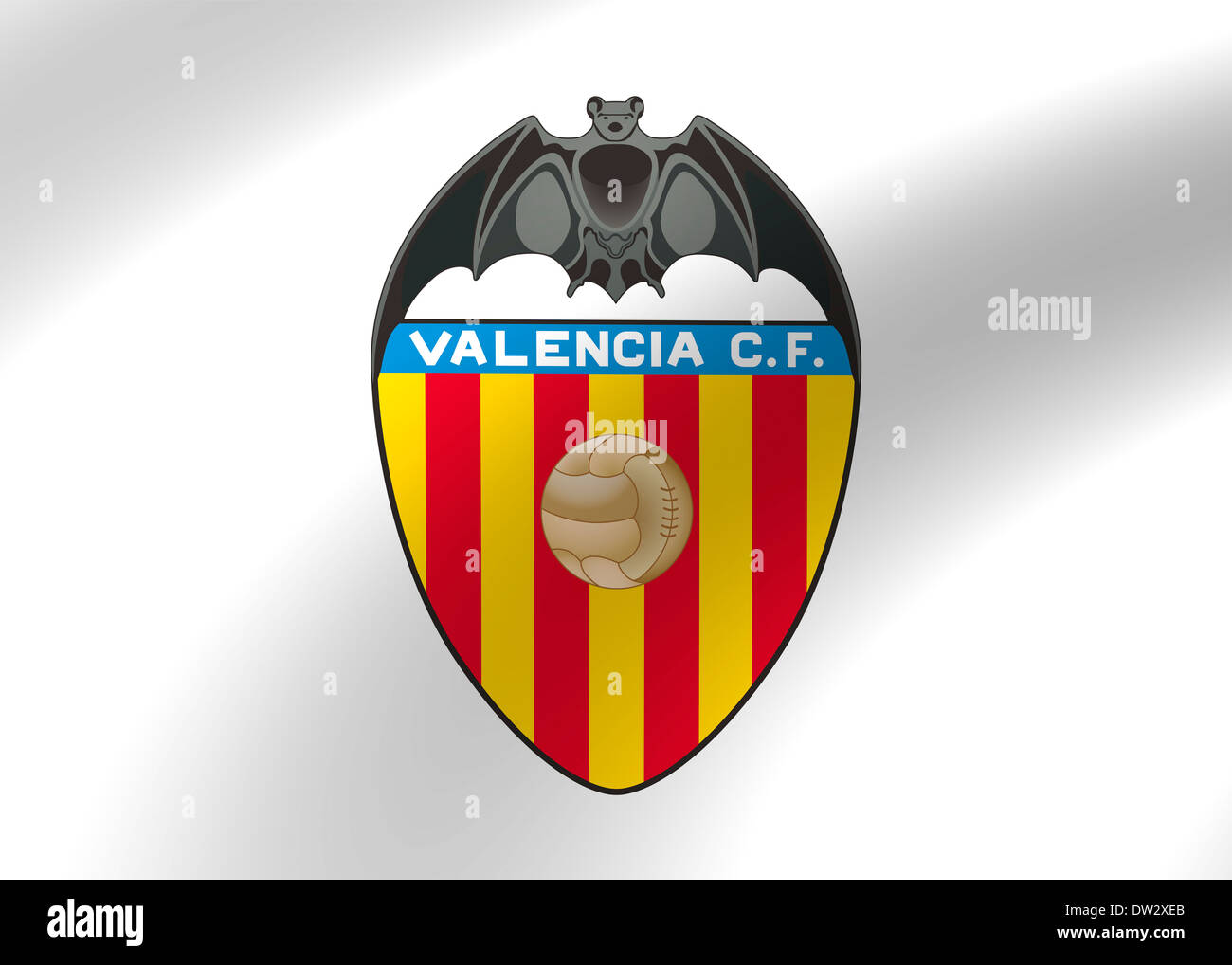 Valencia C.F. logo icon symbol flag emblem Stock Photo - Alamy