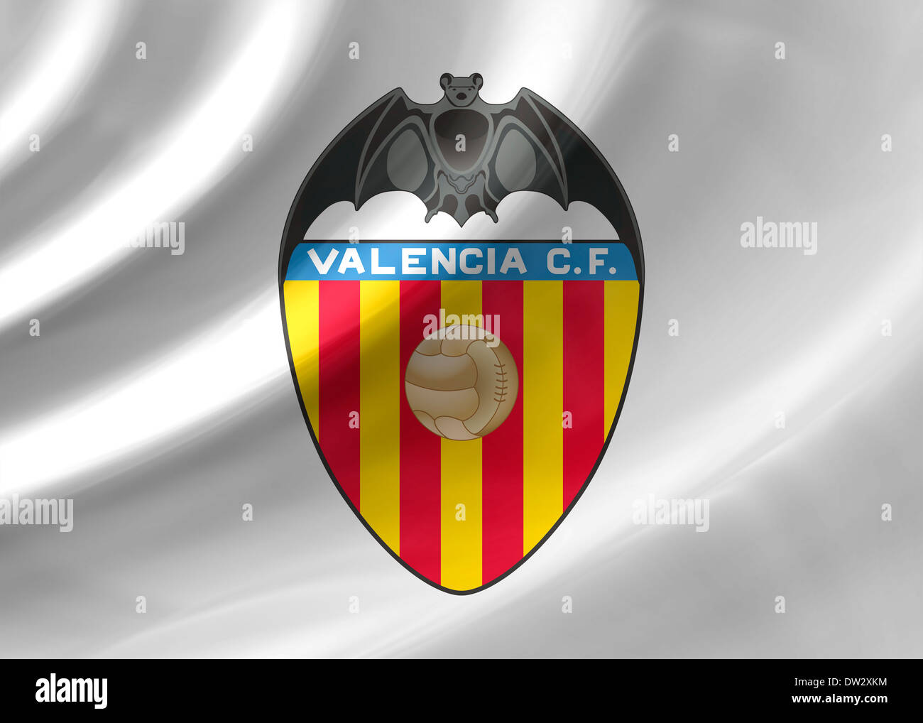 Valencia C.F. logo icon symbol flag emblem Stock Photo - Alamy