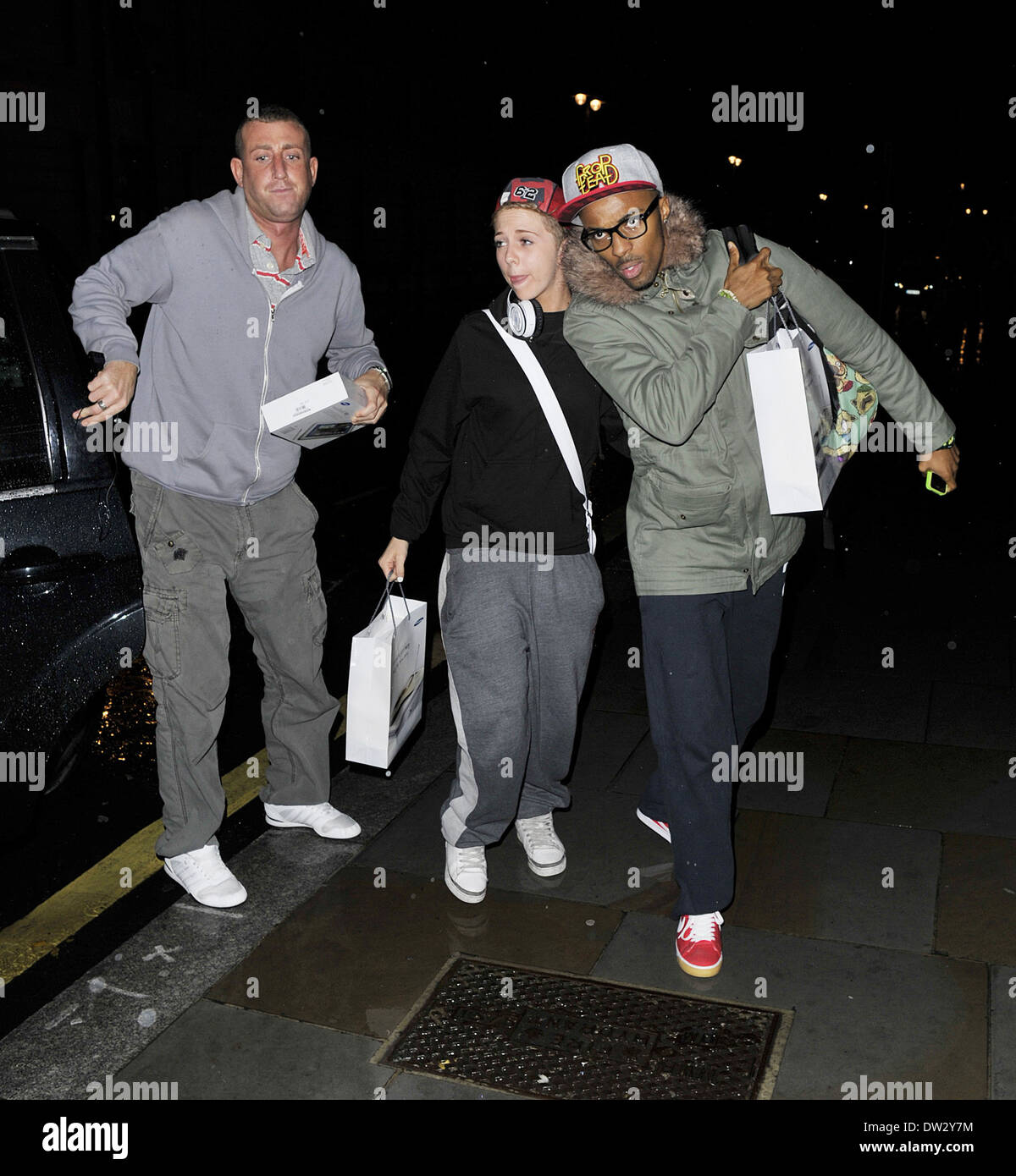 Simeon Dixon and Charlotte Rundle of MK1 X Factor contestants arrive ...