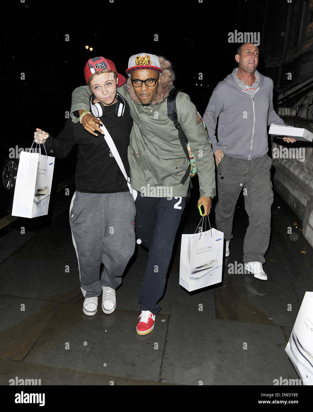 Simeon Dixon and Charlotte Rundle of MK1 X Factor contestants arrive ...