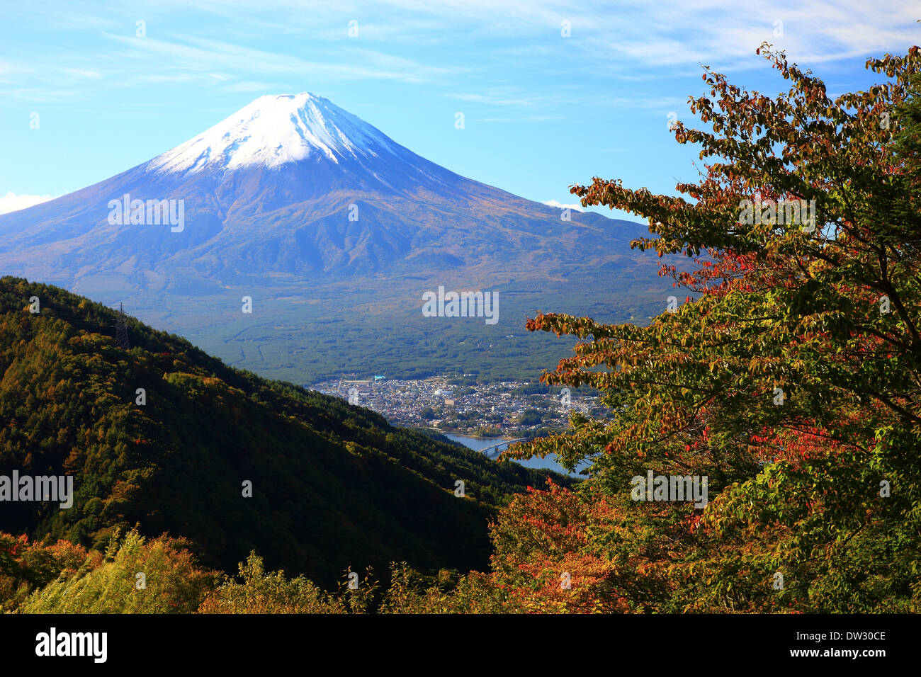 View of Mount Fuji Stock Photo - Alamy
