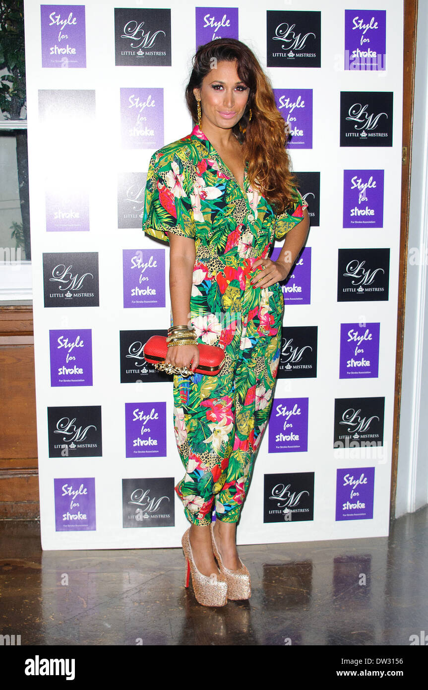Preeya Kalidas Style for Stroke - launch party held at No. 5 Cavendish ...